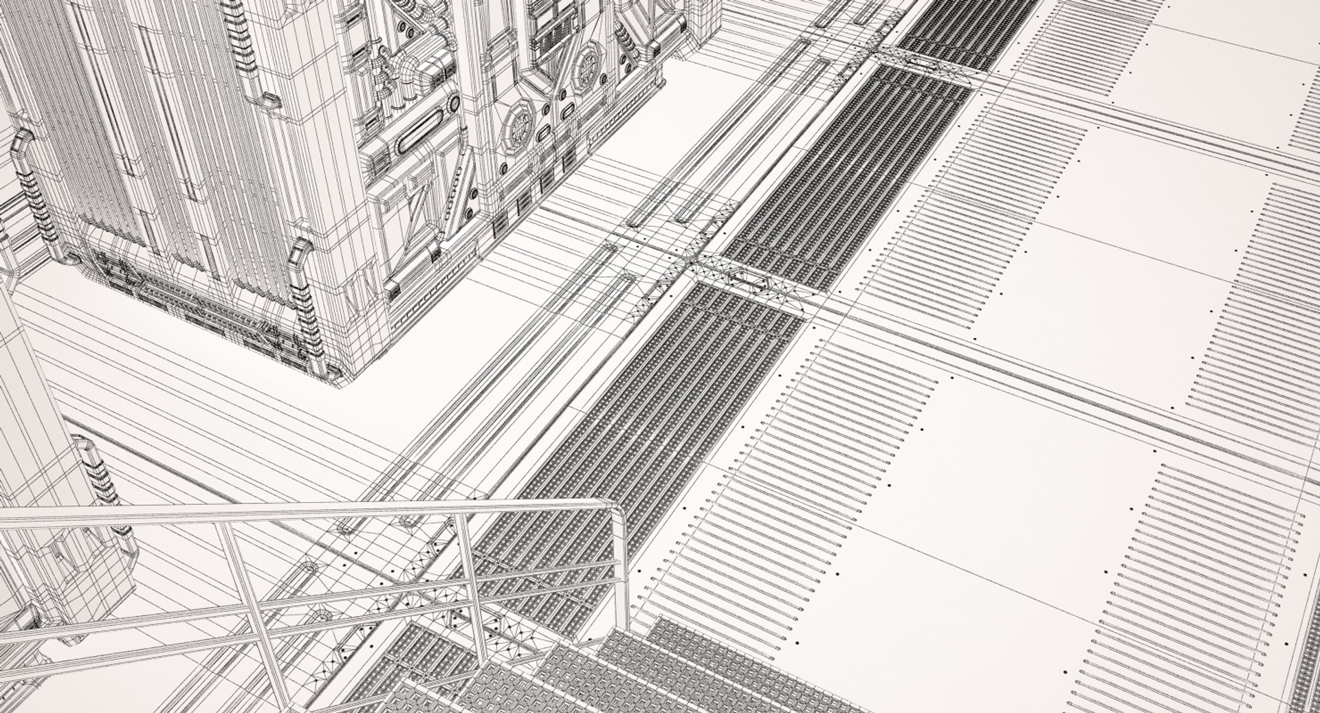 3D Sci Fi Generator Room Model - TurboSquid 1270982