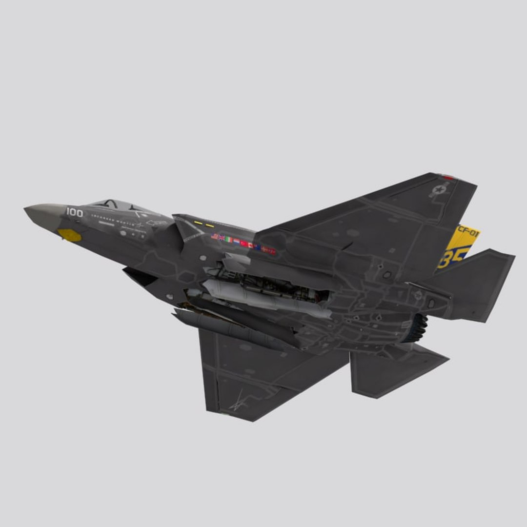 3d F-35 Cf-1 1 Model