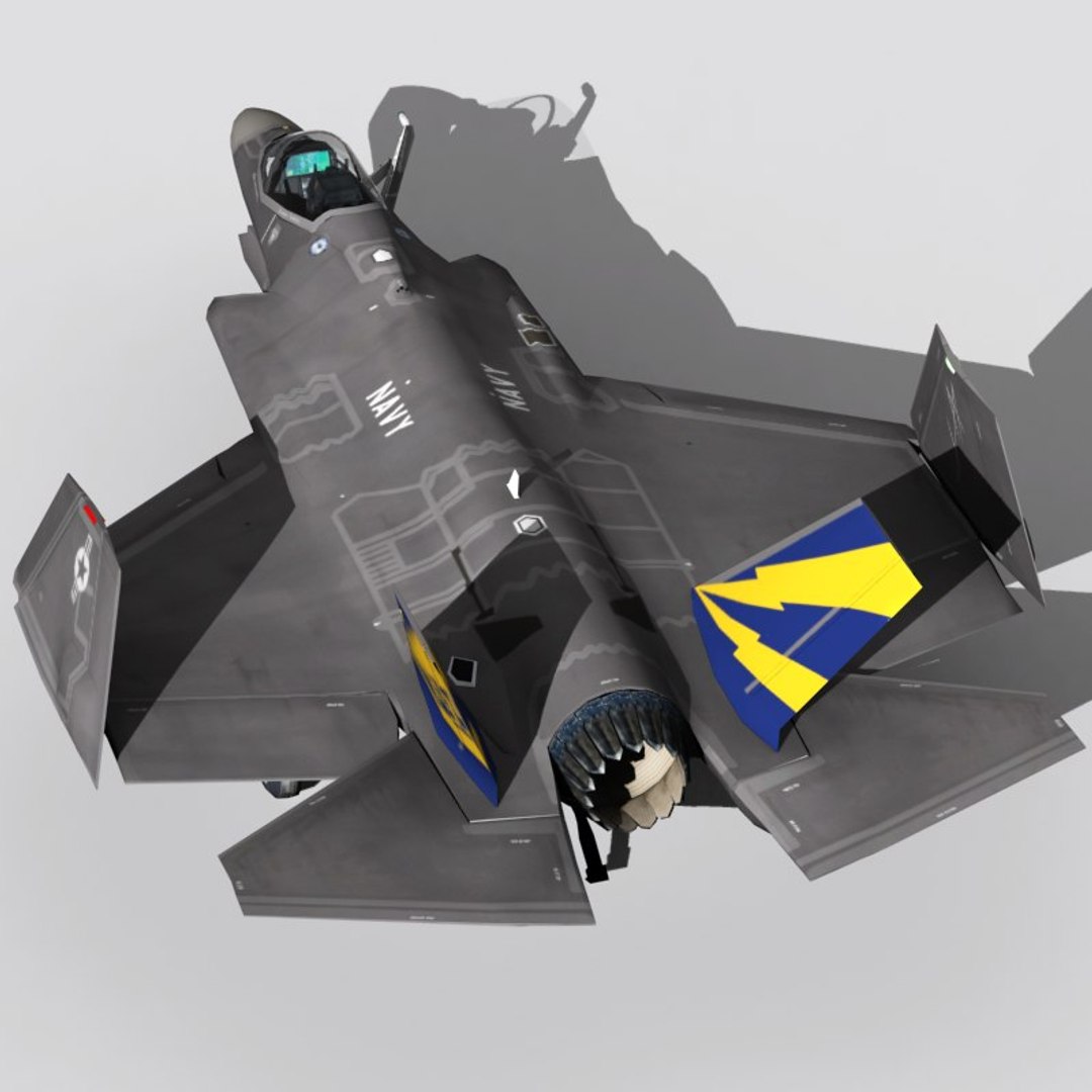 3d F-35 Cf-1 1 Model
