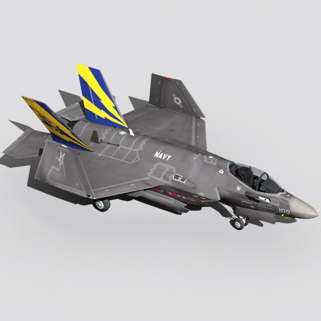 3d F-35 Cf-1 1 Model