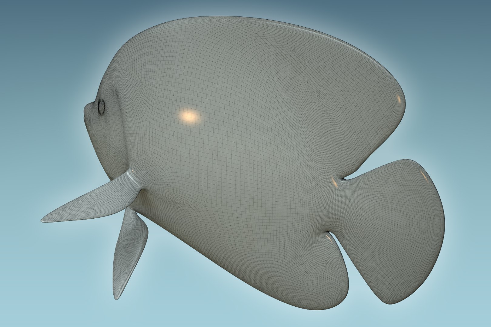 Emperor angle fish 3D - TurboSquid 1200757