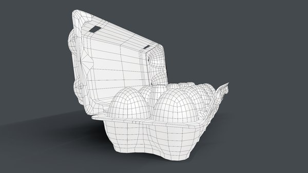 3D Egg Box - TurboSquid 1791860