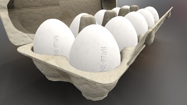 3D Egg Box - TurboSquid 1791860