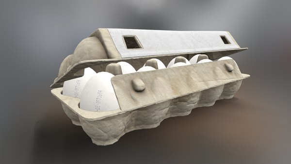 3D Egg Box - TurboSquid 1791860