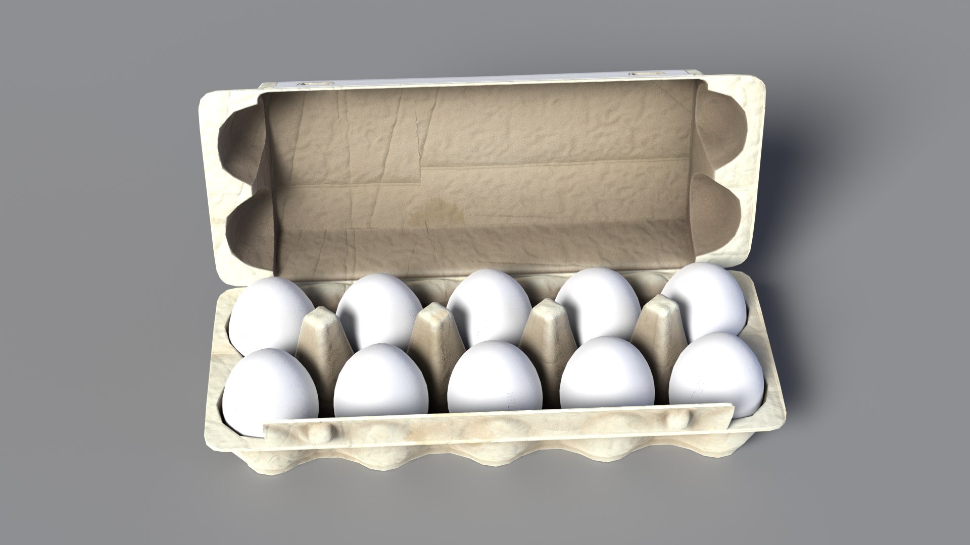 3D Egg Box - TurboSquid 1791860