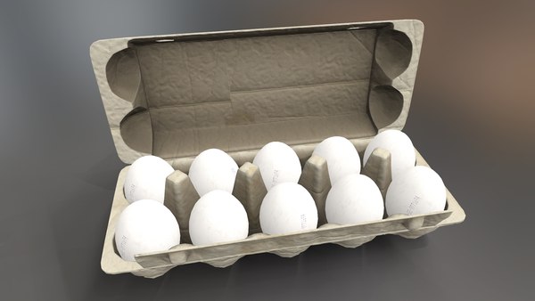 3D Egg Box - TurboSquid 1791860