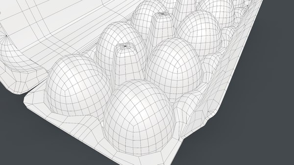 3D Egg Box - TurboSquid 1791860
