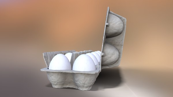 3D Egg Box - TurboSquid 1791860
