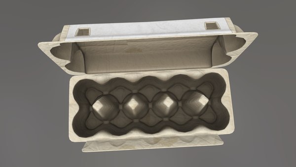 3D Egg Box - TurboSquid 1791860
