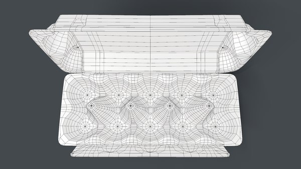 3D Egg Box - TurboSquid 1791860