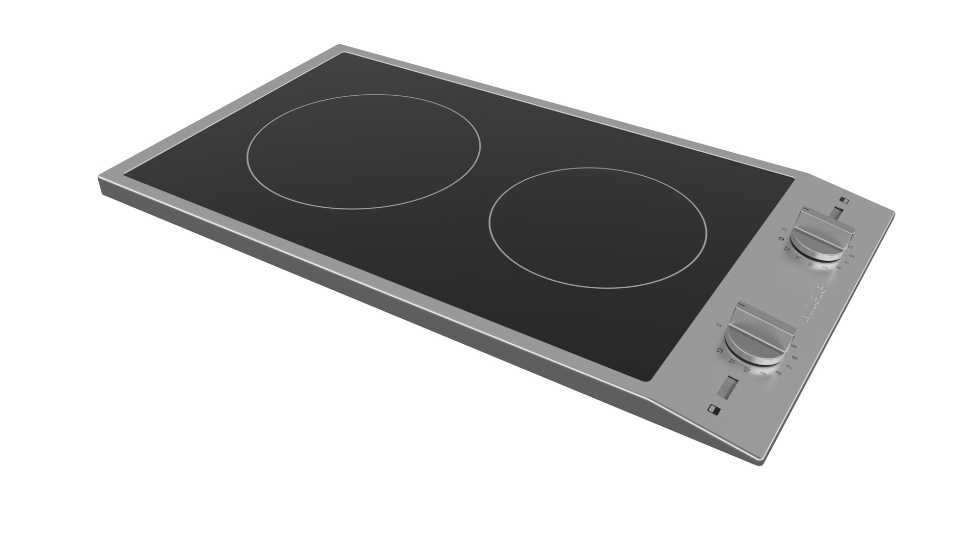 Miele CS 1112 Electric Cooktop - Low-poly Photorealistic PBR Low-poly ...