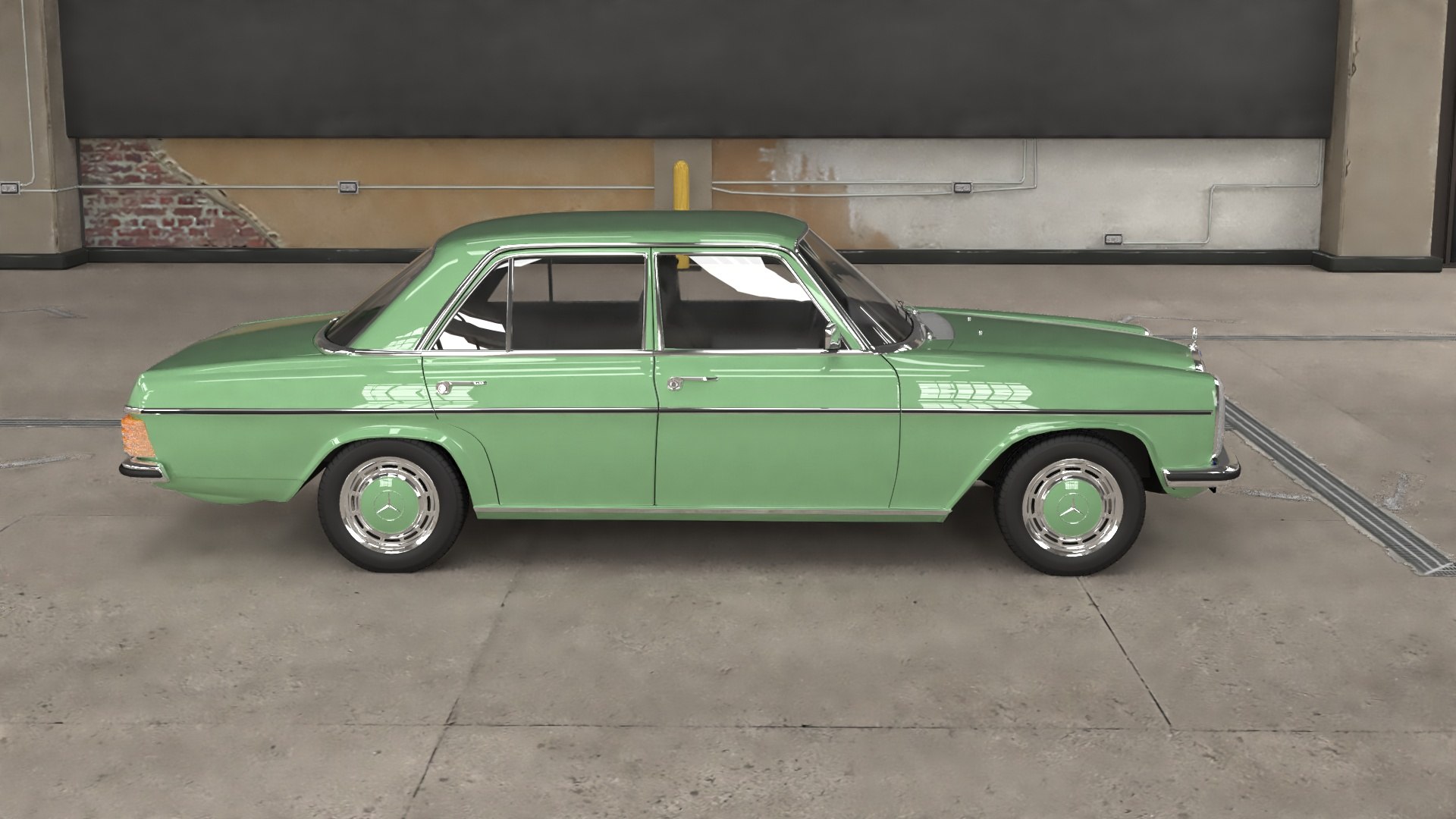 1968 1975 Mercedes Benz W115 3D Model - TurboSquid 2019868