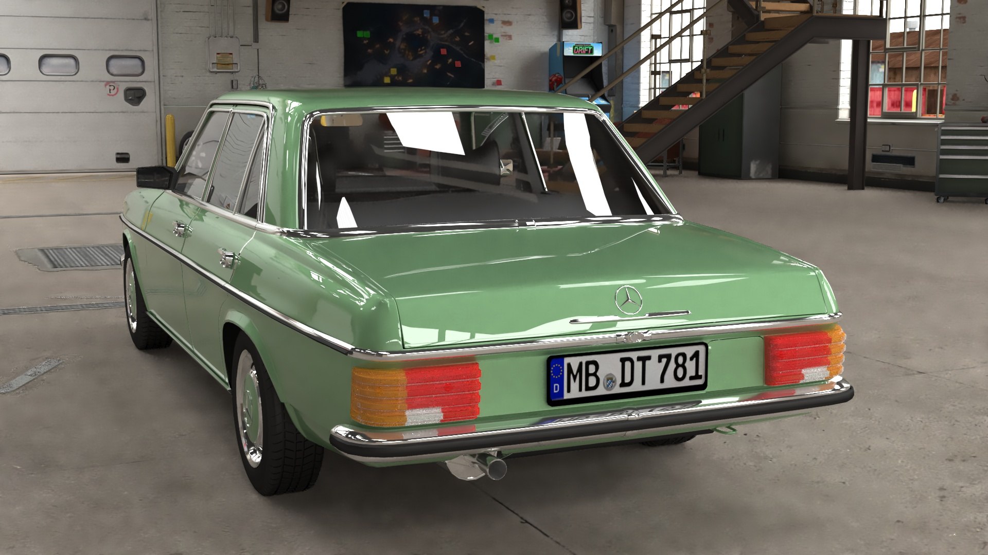 1968 1975 Mercedes Benz W115 3D Model - TurboSquid 2019868