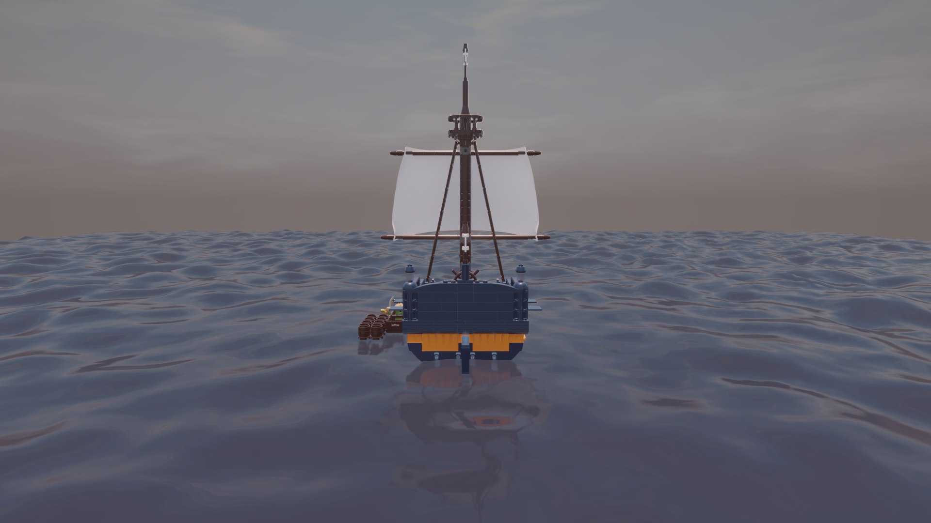 3D LEGO BRITISH SLOOP - THE HUNTSMAN - Rogue Film Productions 3D Model ...