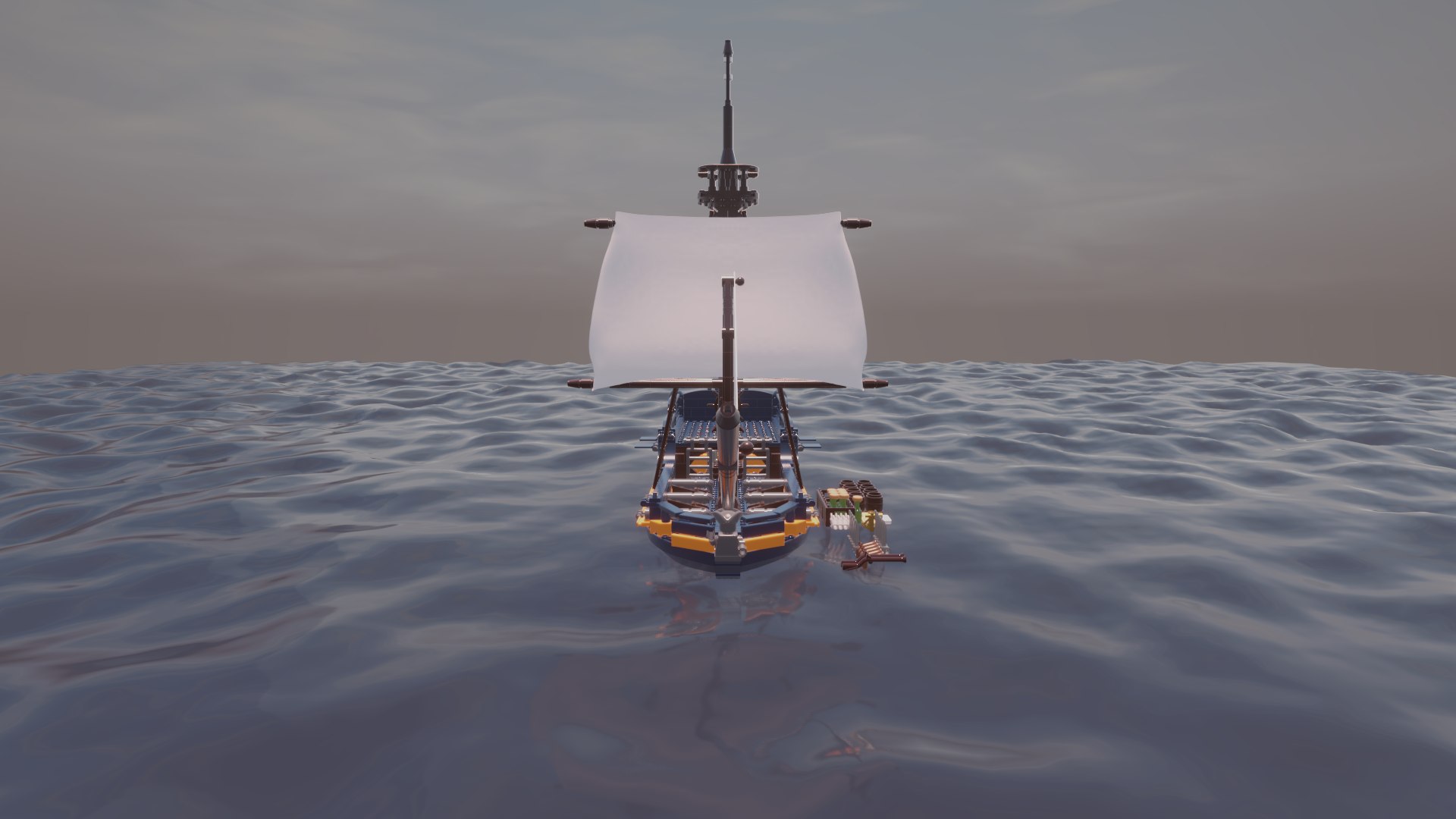 3D LEGO BRITISH SLOOP - THE HUNTSMAN - Rogue Film Productions 3D Model ...
