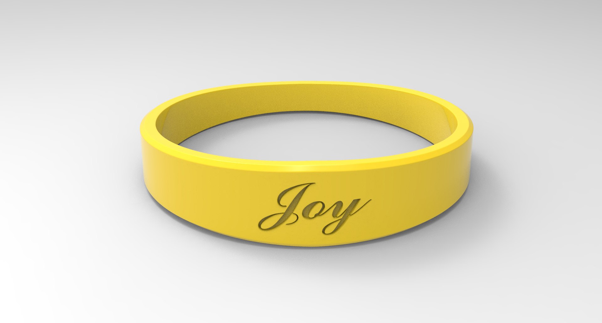 Joy Ring Female Yellow model - TurboSquid 1894691