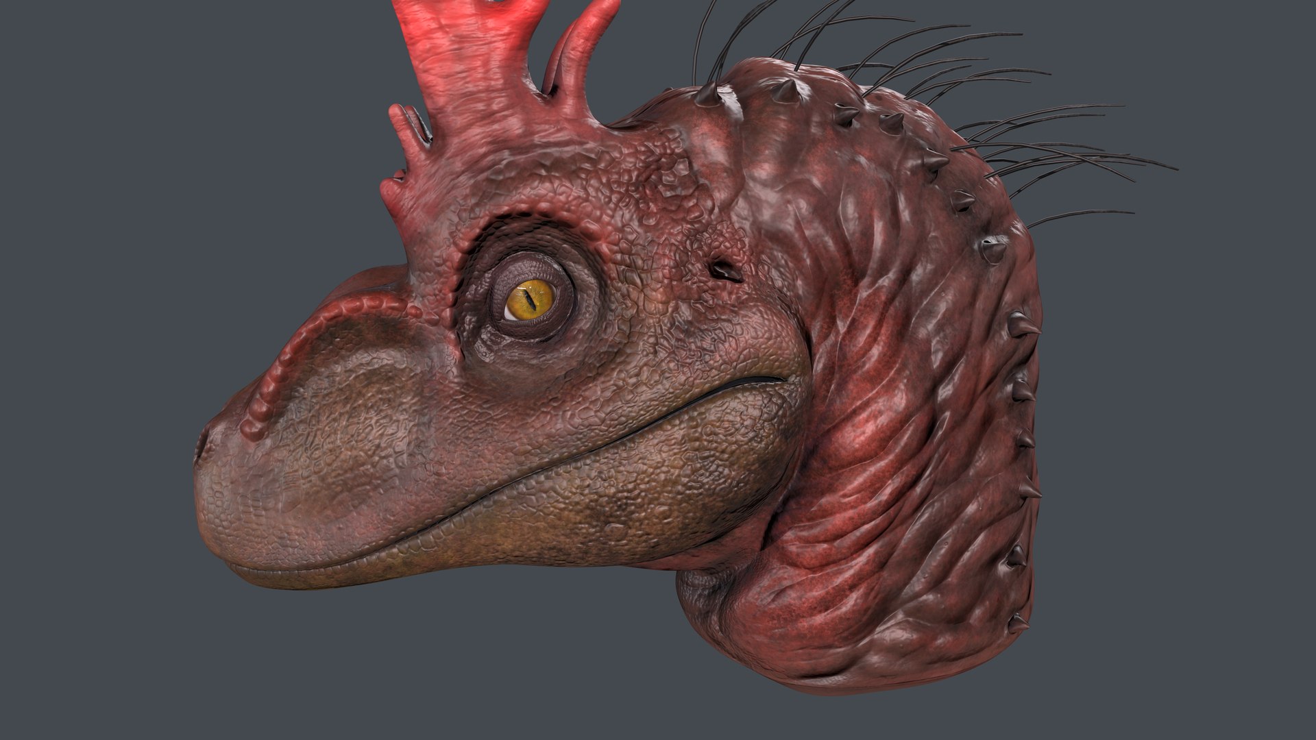 Velociraptor Head 3D Model - TurboSquid 1736757