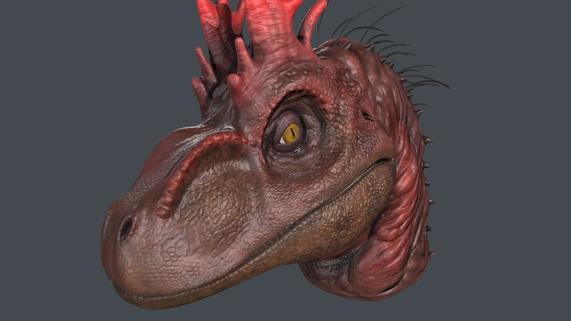 Velociraptor Head 3D Model - TurboSquid 1736757