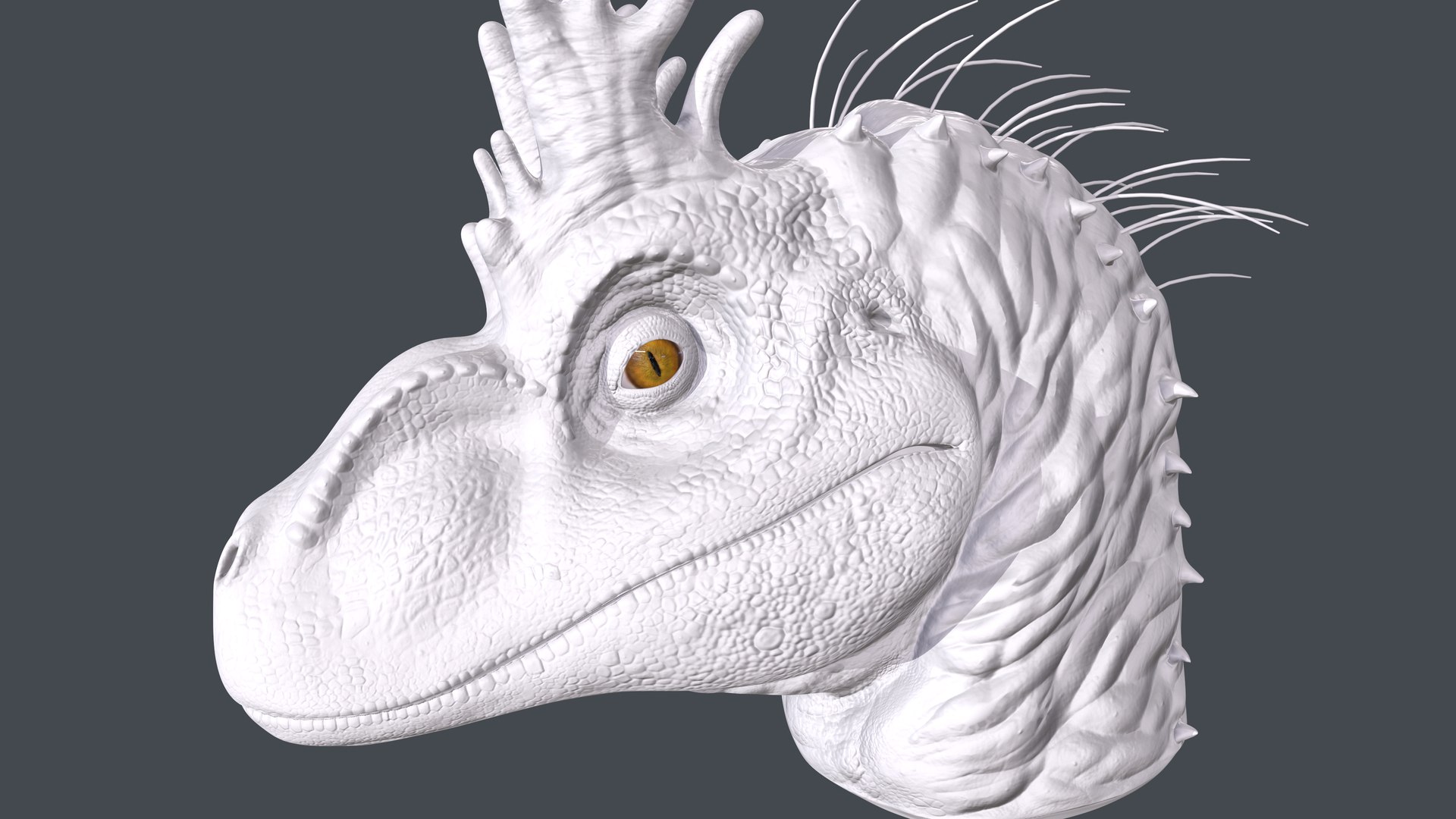 Velociraptor Head 3D Model - TurboSquid 1736757