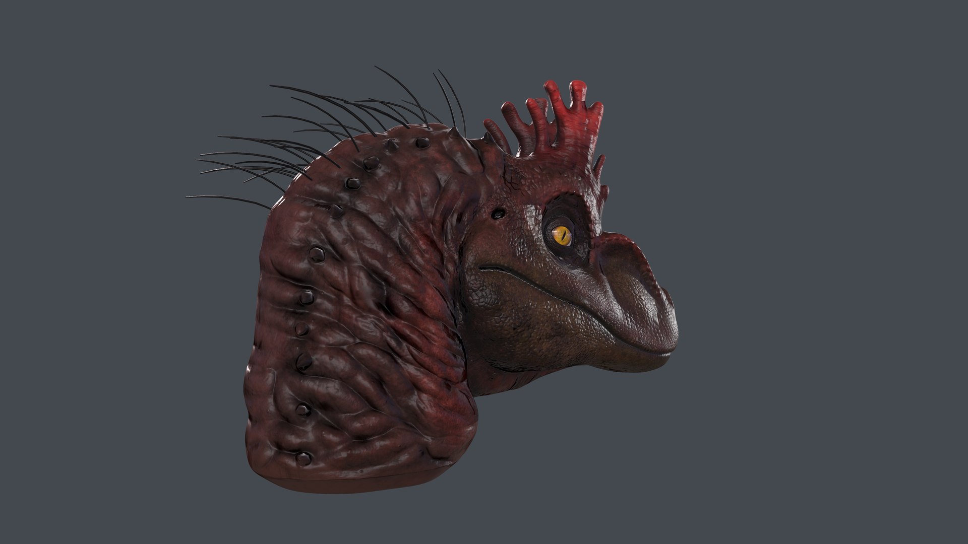 Velociraptor Head 3D Model - TurboSquid 1736757