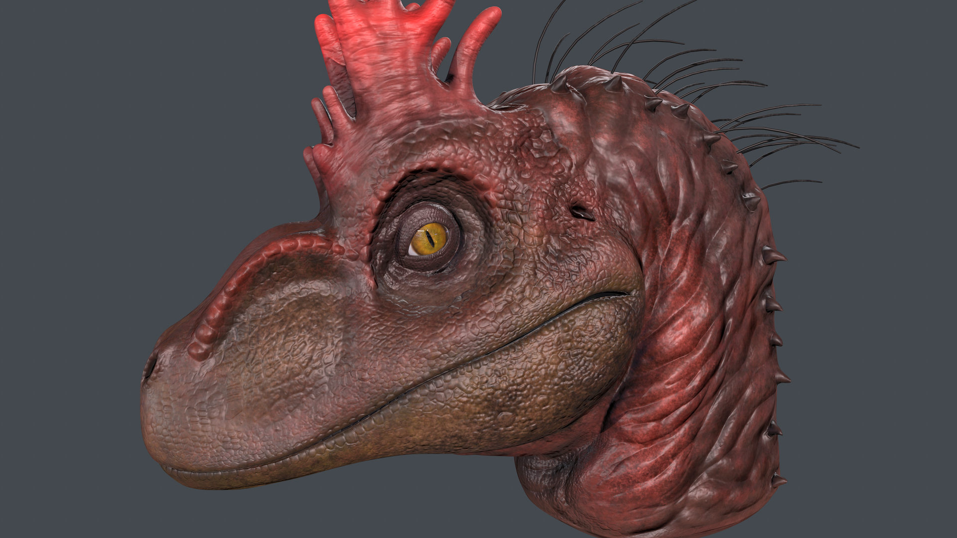 Velociraptor Head 3D model - TurboSquid 1736757