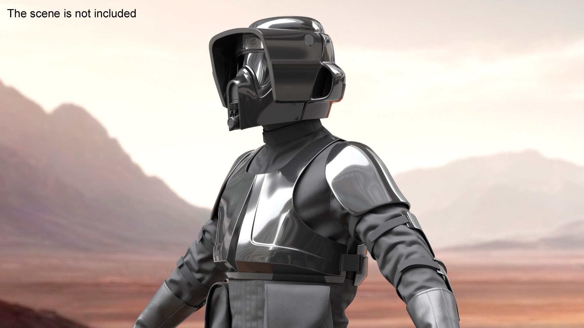 Star Wars Shadow Trooper Armor Black Edition Rigged 3D Model ...