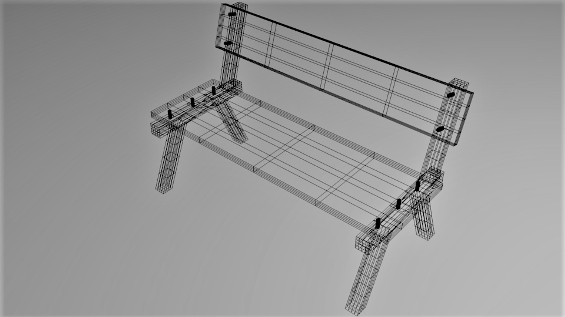 3D Bench 7 - TurboSquid 1548820