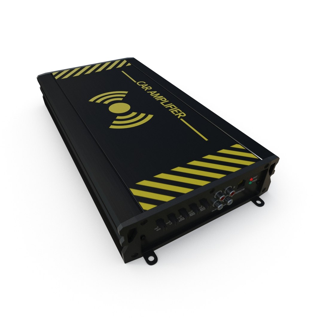 3D Car Amplifier PBR Model - TurboSquid 1739076