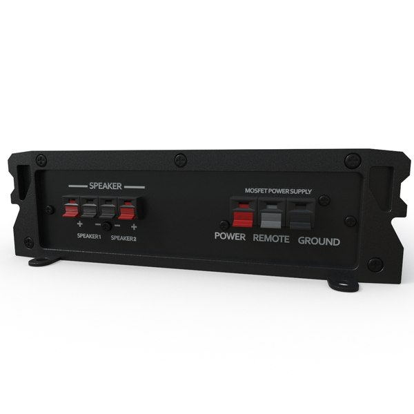 3D Car Amplifier PBR model - TurboSquid 1739076