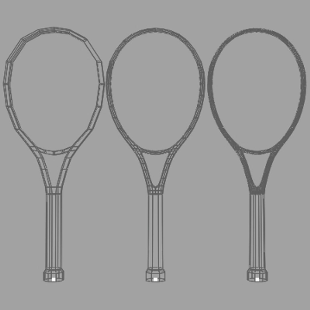3d tennis rackets