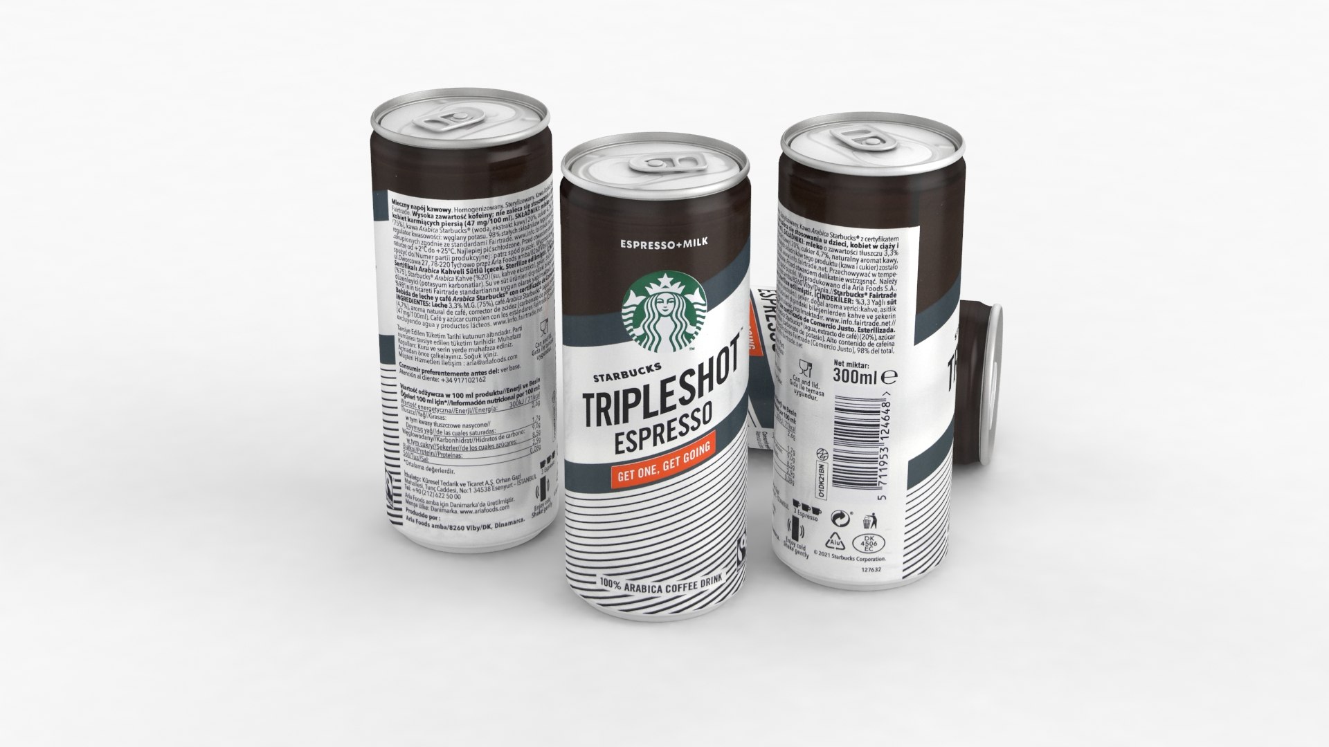 Beverage Can Starbucks Tripleshot Espresso 330ml 2022 3D Model ...