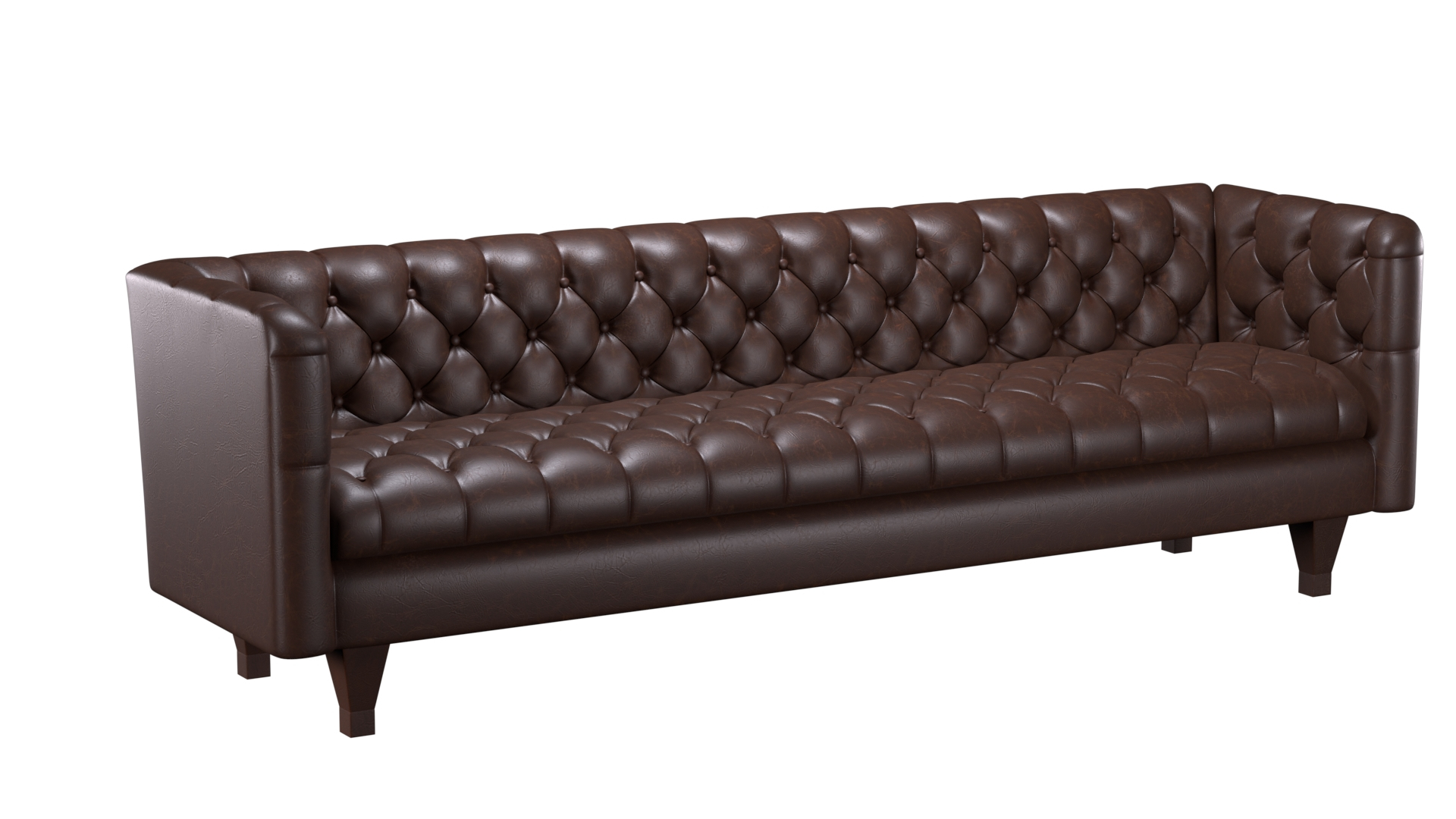 3D Chesterfield Sofa - TurboSquid 2052174