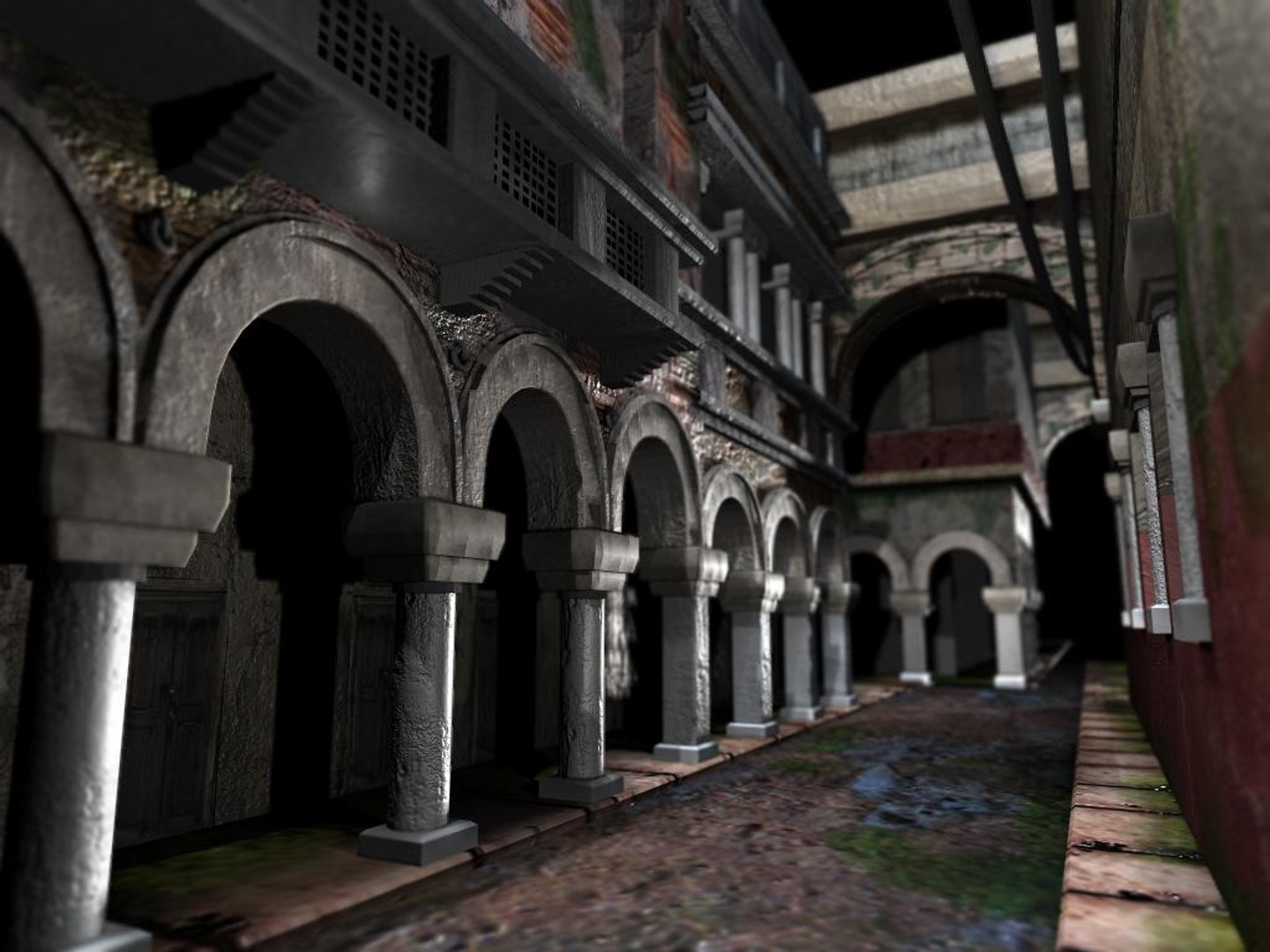 Old Ancient 3d Model