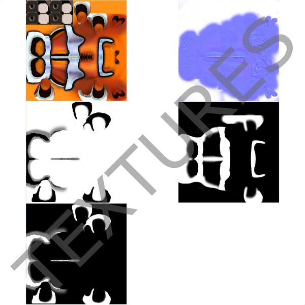 マヤのためにリグのカクレクマノミ3Dモデル - TurboSquid 1092362