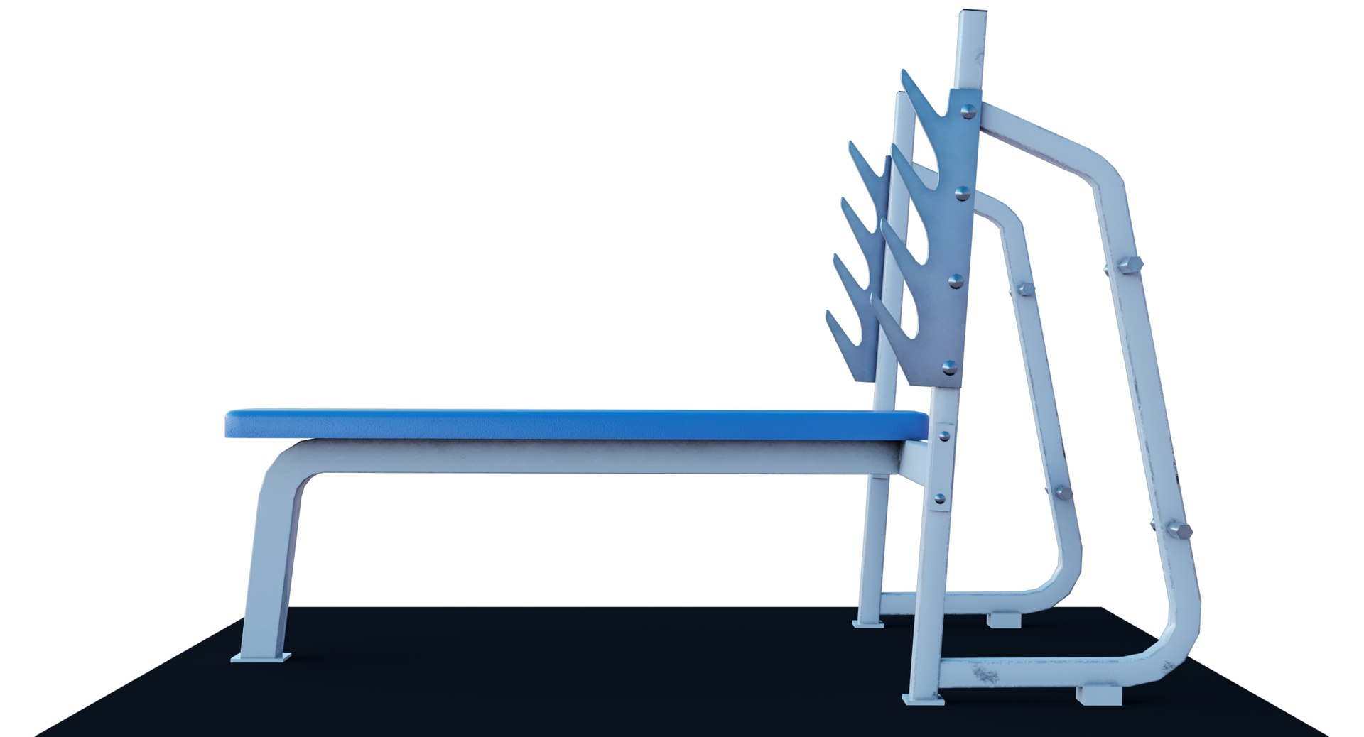 Gym Flat Machine 3D - TurboSquid 1303801