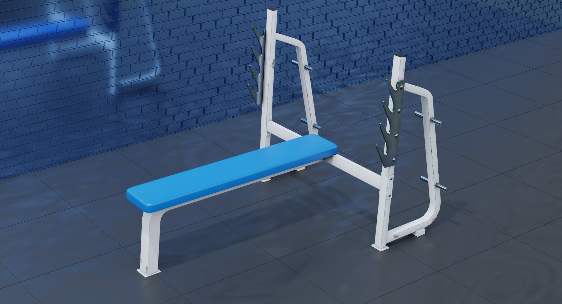 Gym flat machine 3D - TurboSquid 1303801