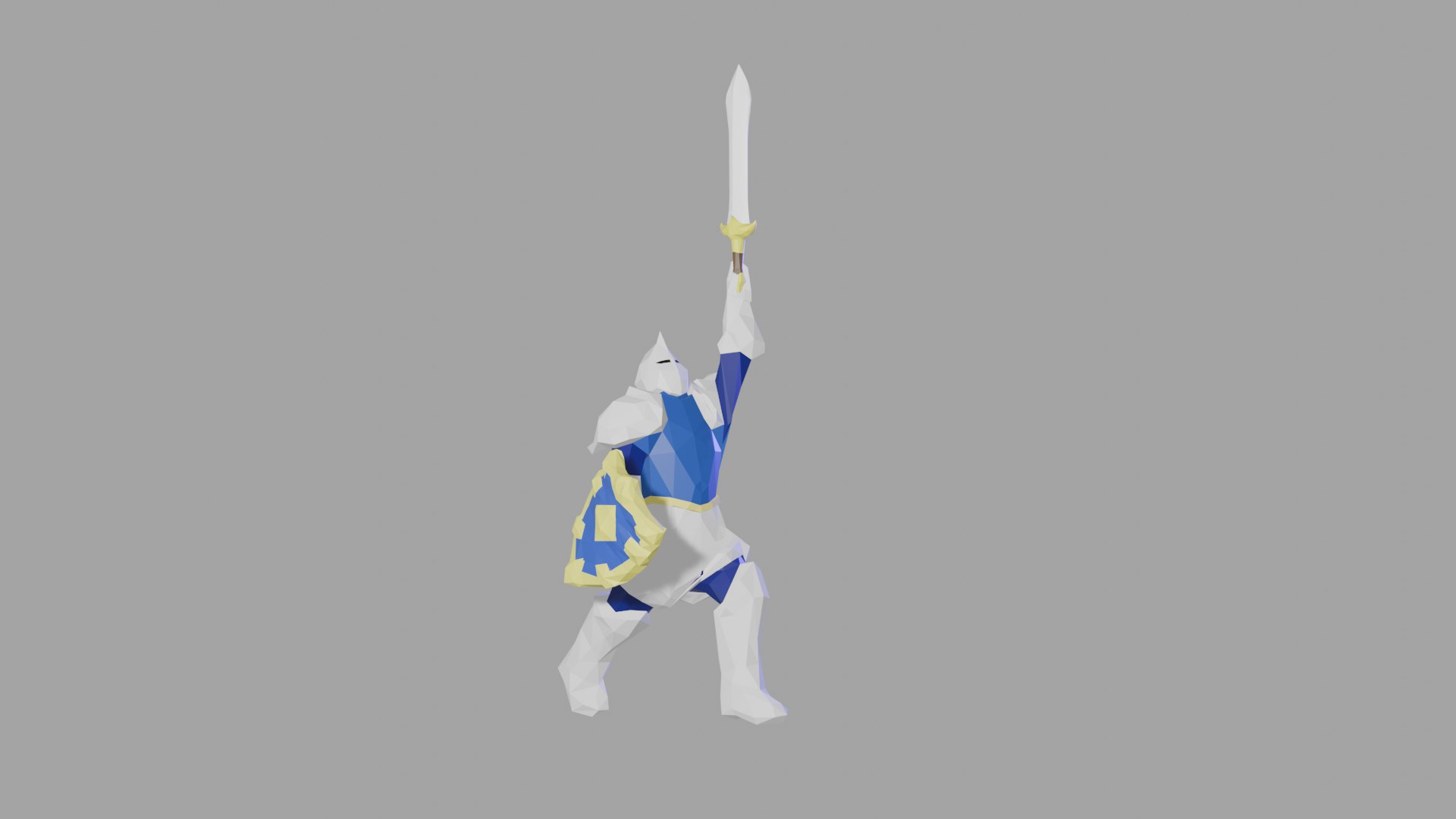 3D Model Knight V1 - Low Poly 3D Model - TurboSquid 2239777