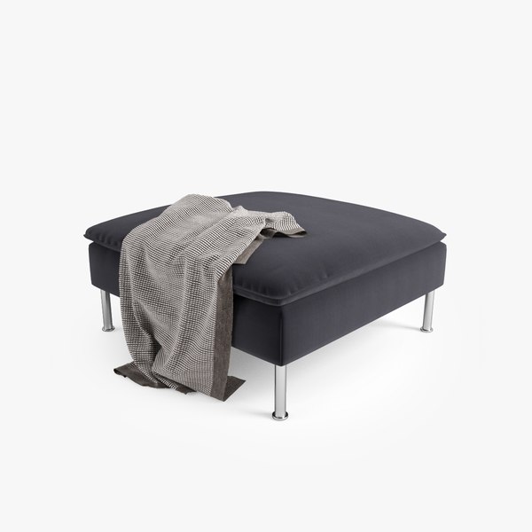 3d ikea soderhamn corner sofa model