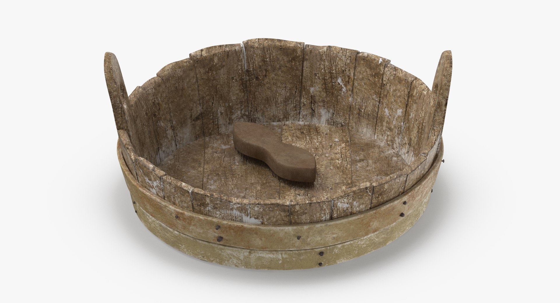 3d Medieval Wash Tub 01