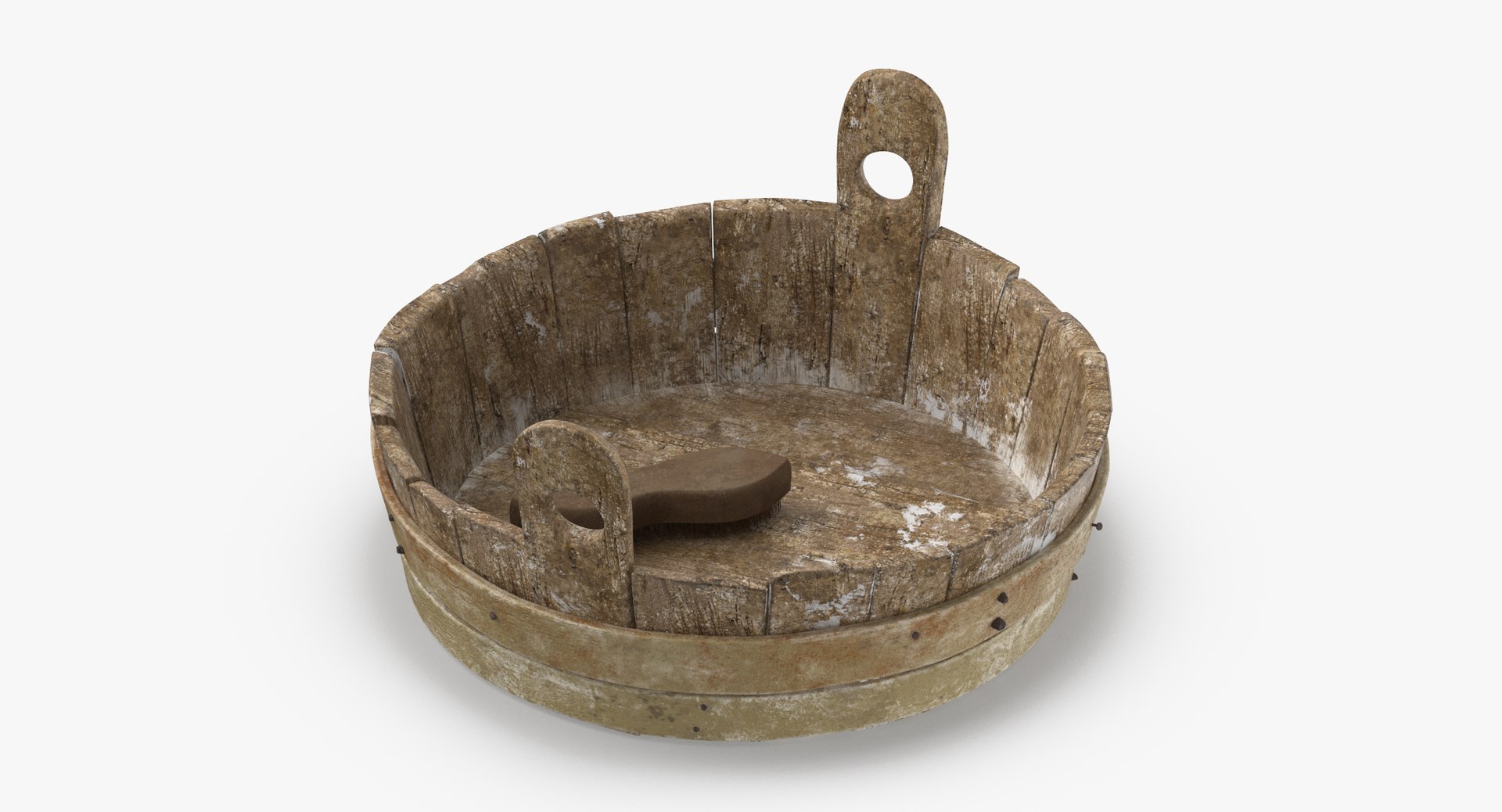 3d Medieval Wash Tub 01
