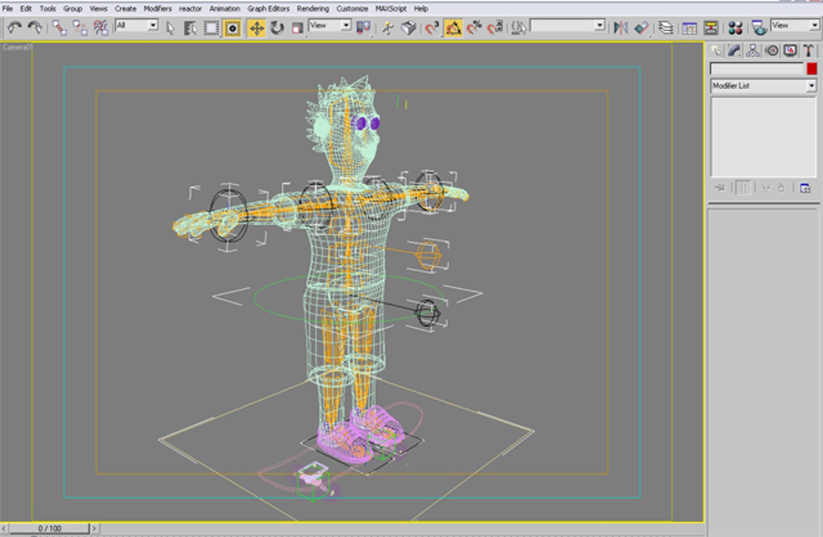 Maya Character Rigged