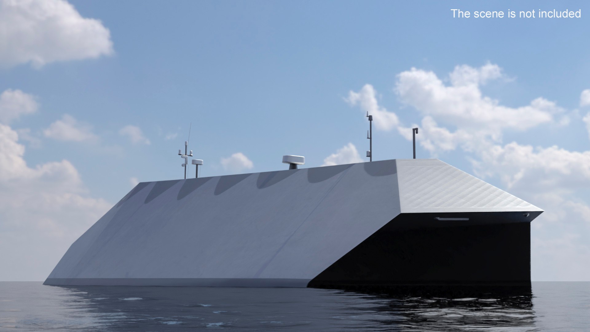 3D Radar-Evasive Military Ship Gray - TurboSquid 2429044