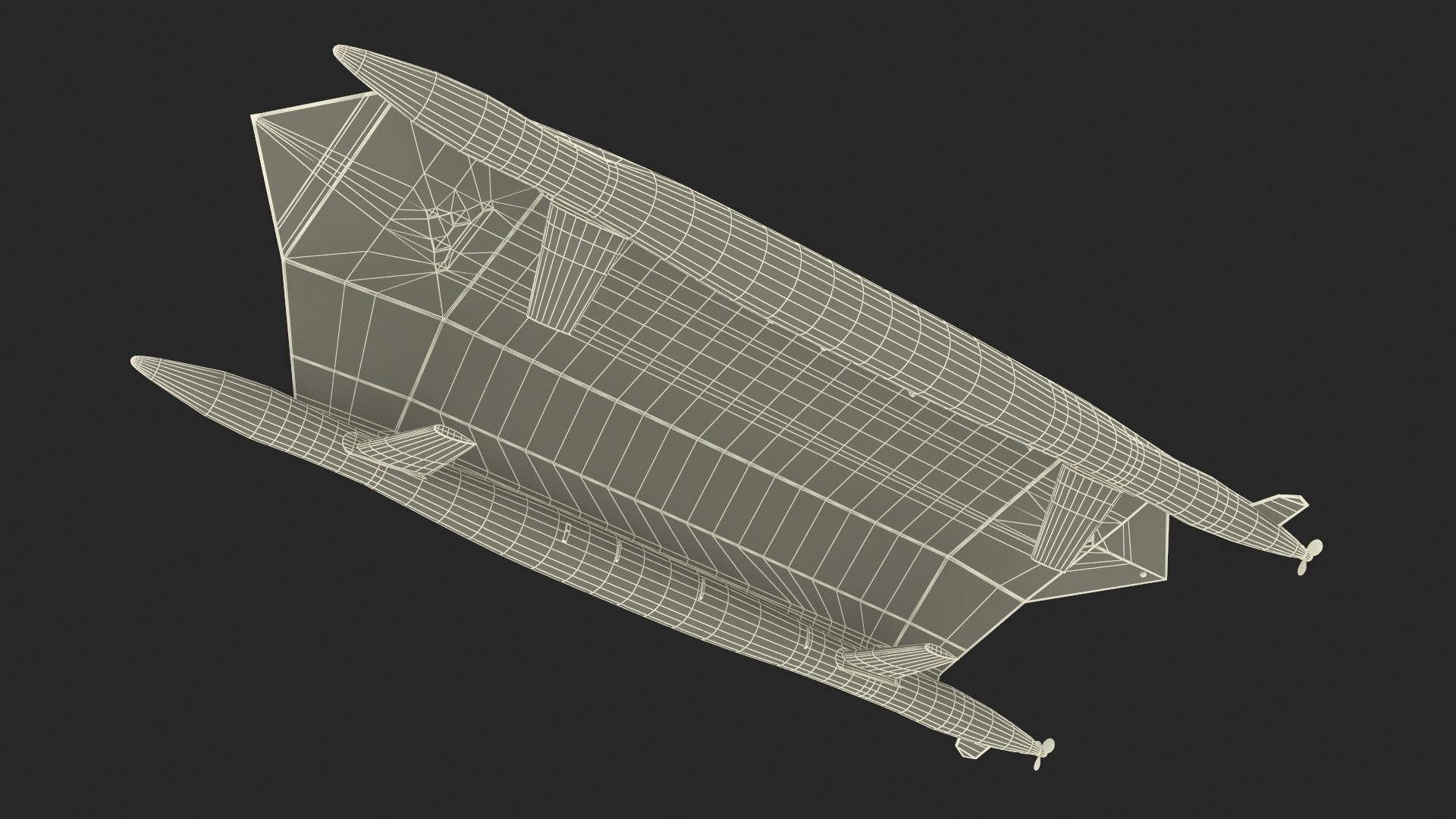 3D Radar-Evasive Military Ship Gray - TurboSquid 2429044