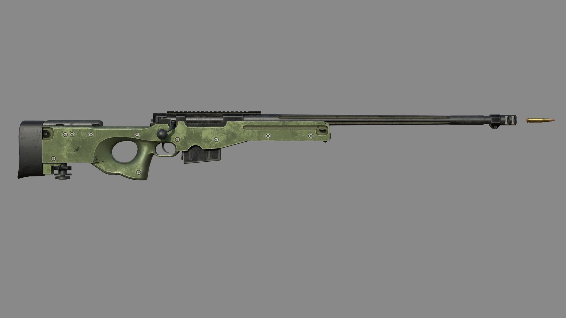 3D Weapon - Awm Included - TurboSquid 1533255