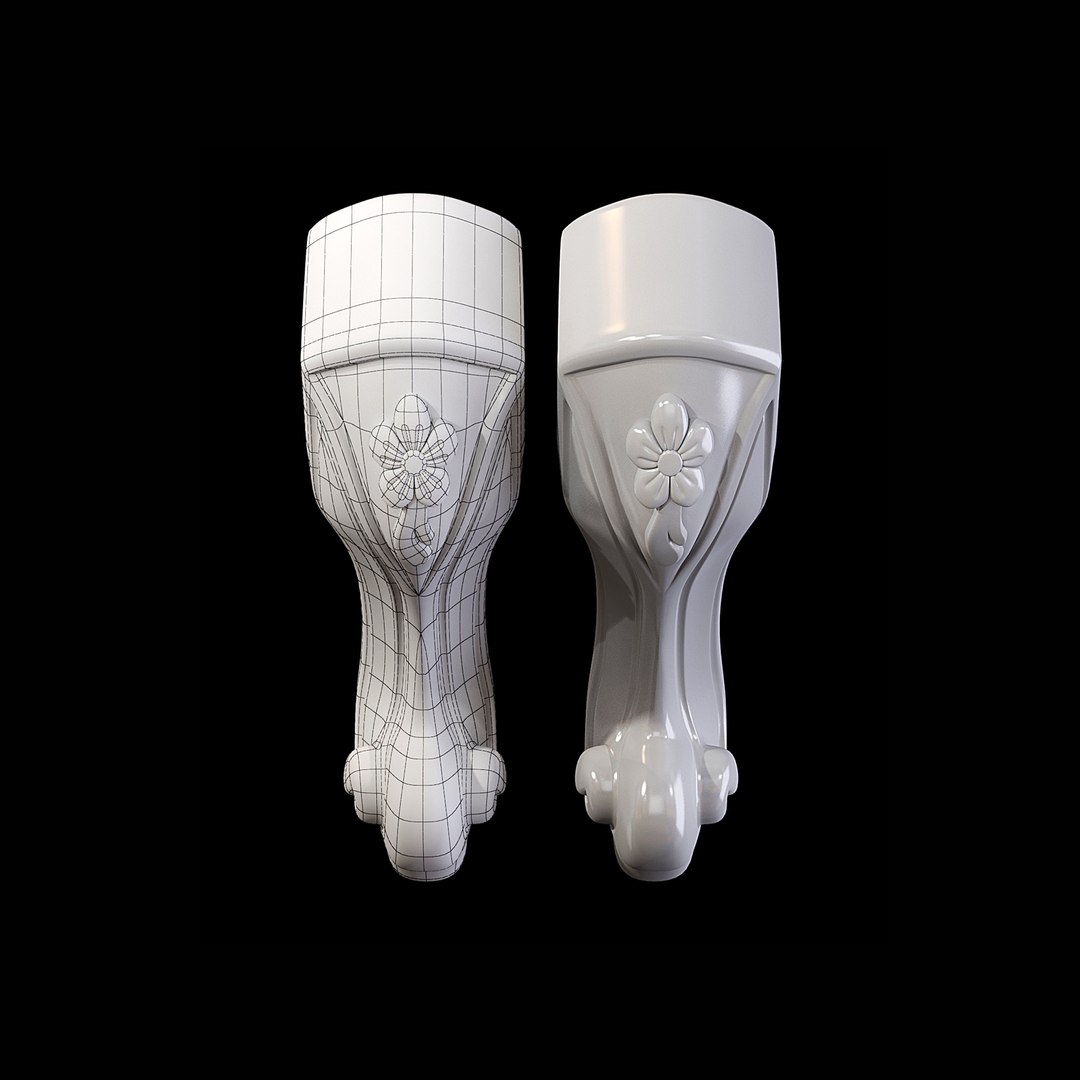 3D Classic Leg 022 Model - TurboSquid 1747427