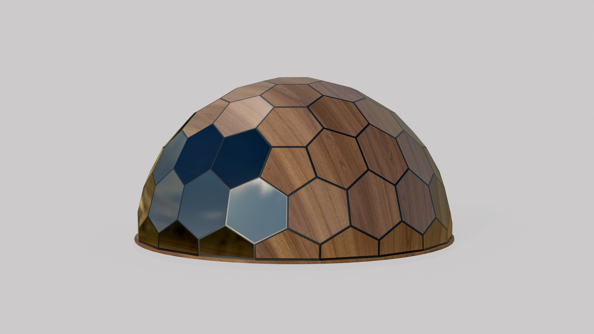 3D Geodesic Dome Realistic Luxury Model - TurboSquid 2270955