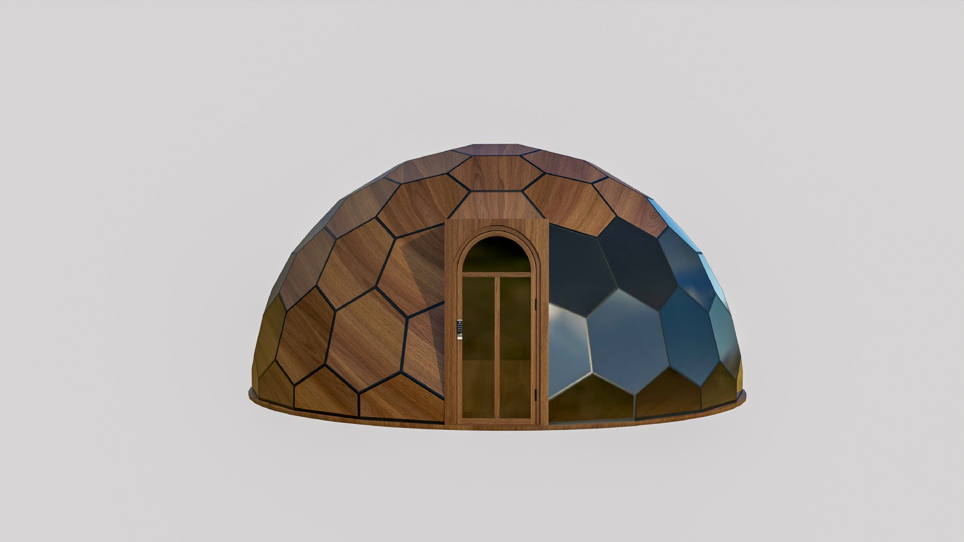 3D Geodesic Dome Realistic Luxury Model - TurboSquid 2270955
