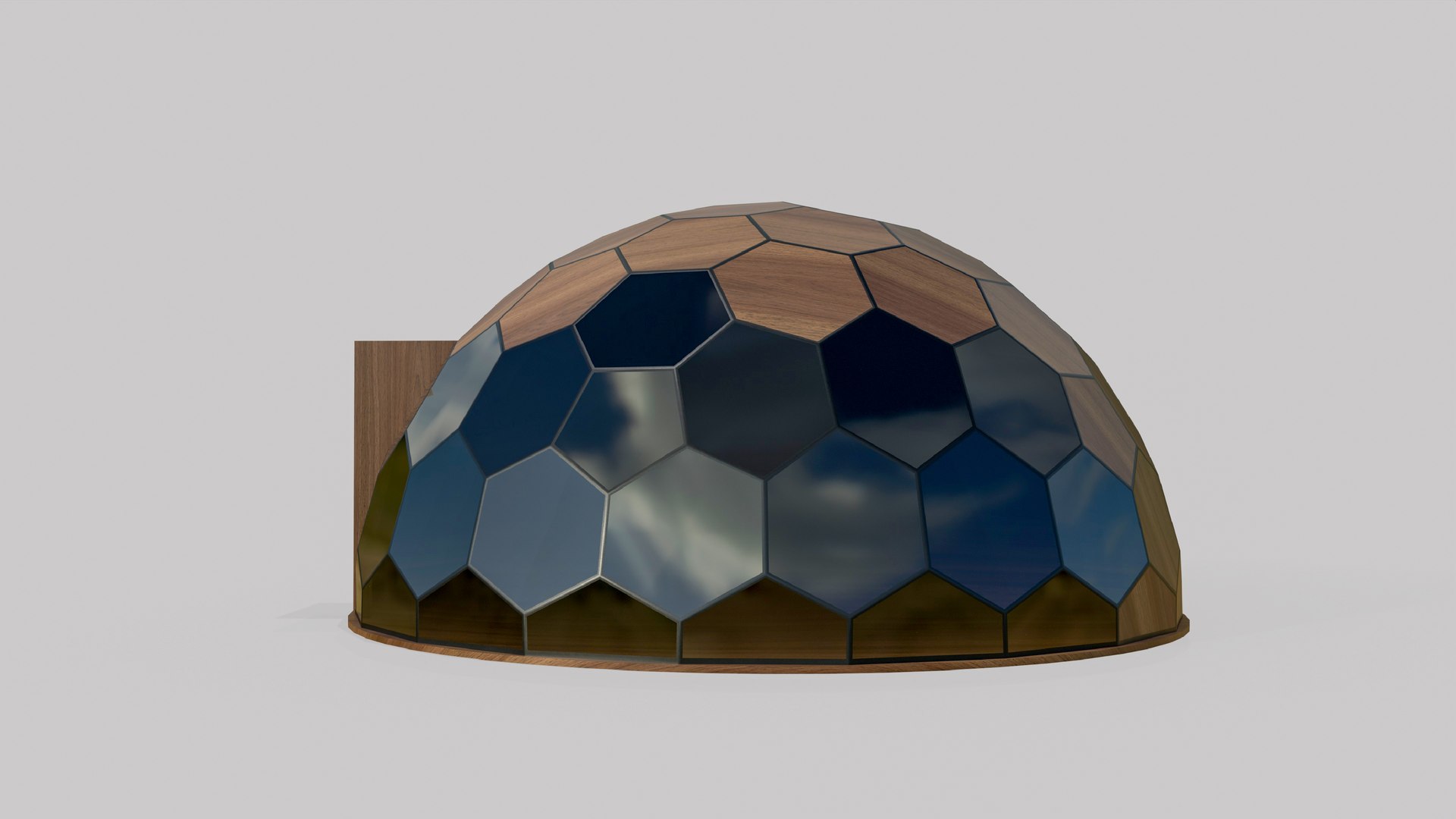 3D Geodesic Dome Realistic Luxury Model - TurboSquid 2270955