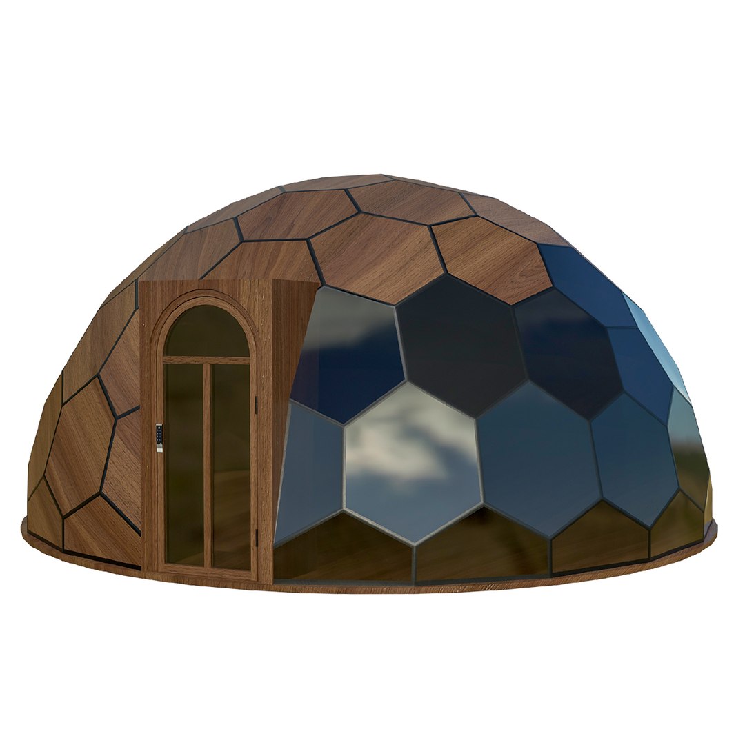 3D Geodesic Dome Realistic Luxury Model - TurboSquid 2270955