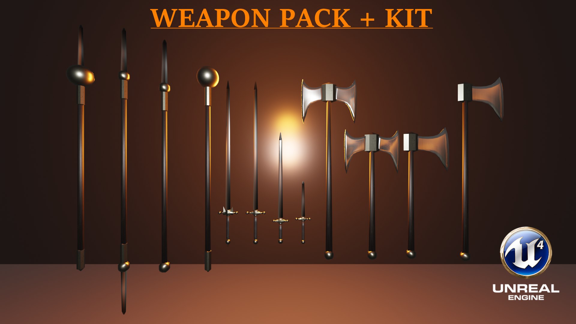3D Static Weapon Pack Kit - TurboSquid 1692355